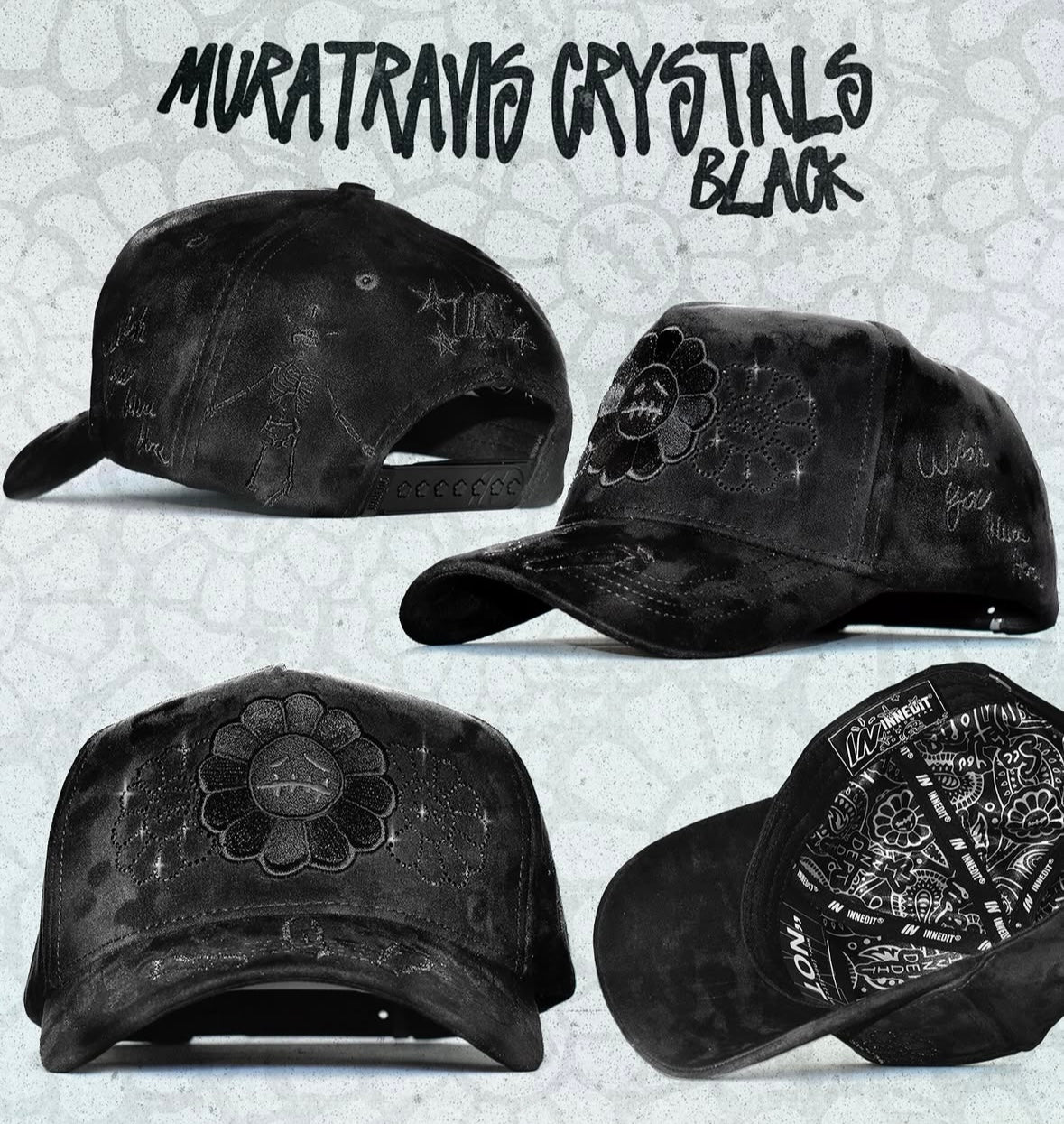 Mura travis “Crystals black” – 727hats